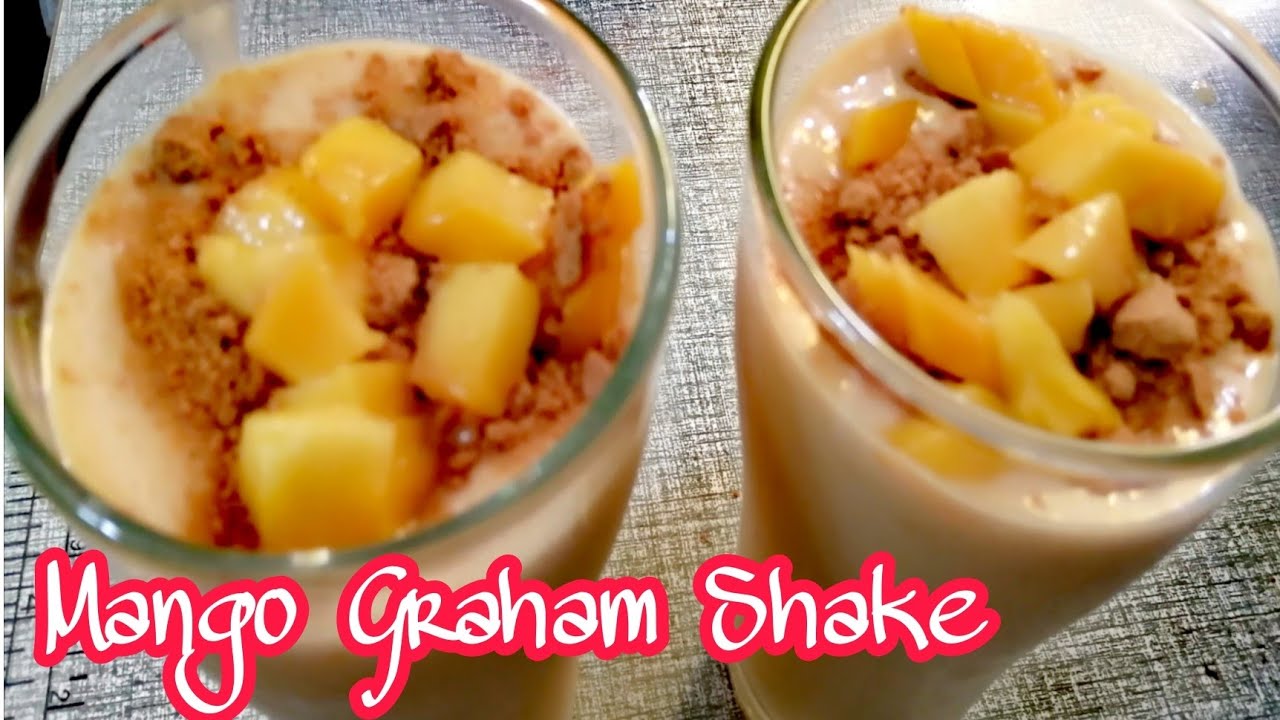 Smoothie Mango Graham| Mango Graham Shake recipe | dessert - YouTube