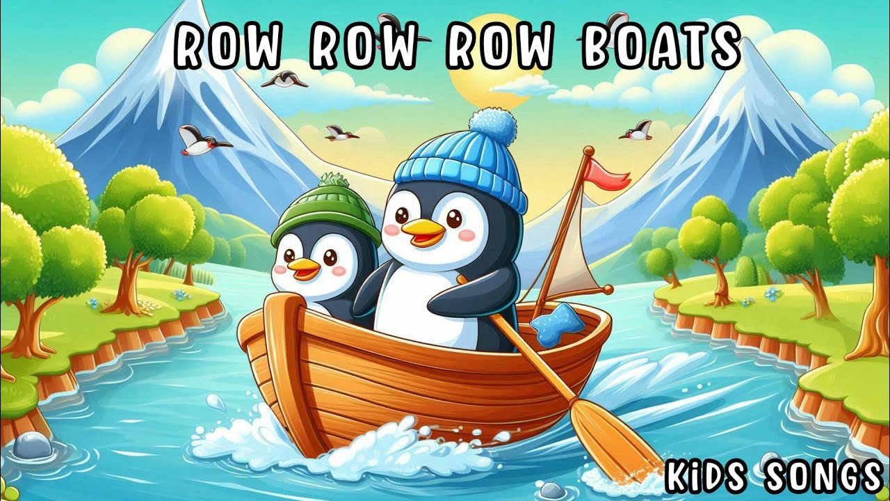 ROW ROW ROW YOUR ️ BOATS 💞💞 Song chil kids baby || Nursery rhymes ...