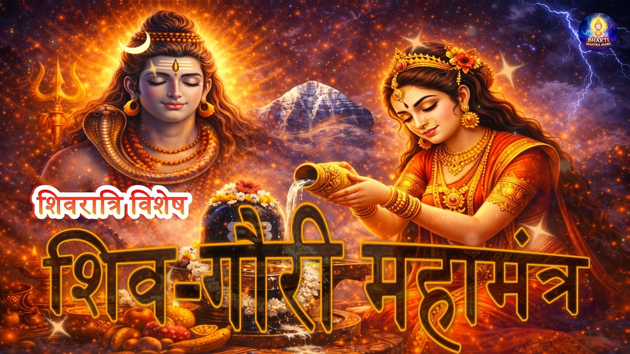 शिव–गौरी महामंत्र 🙏 Shiv Gauri Mantra | Shiv Parvati Mantra Jaap ...