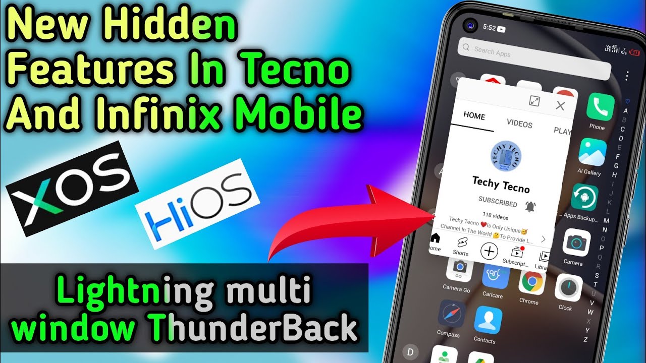 Lightning Multi Window Thunder back In Tecno And Infinix Mobiles ...