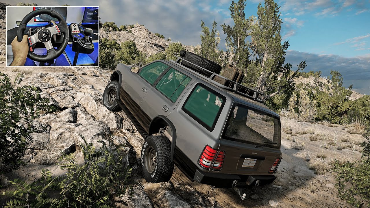 Realistic offroading - Part I - BeamNG.drive | Logitech g27 gameplay ...