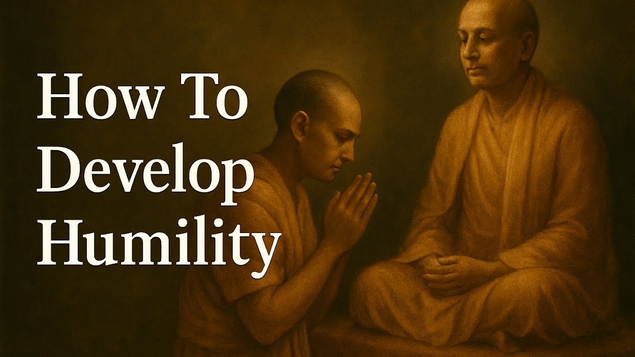 How To Develop Humility ।। আমরা কিভাবে দৈন্যতার উন্নতিসাধন করতে পারি।। HG Taruna Madhusudan ...