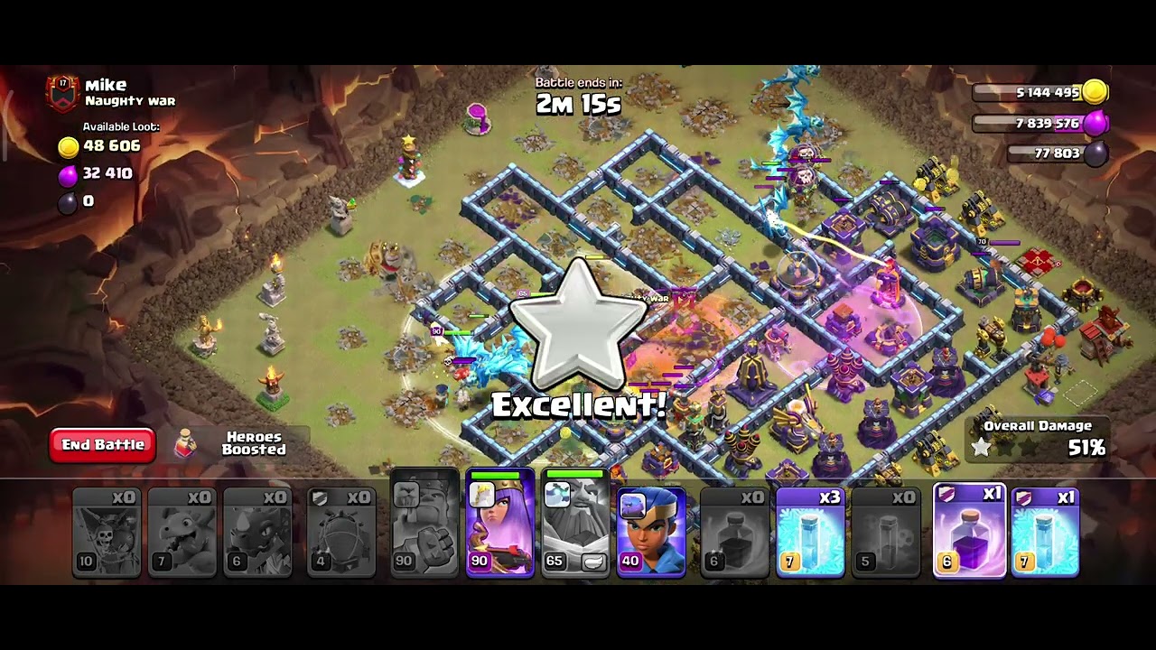 cwl day 7 attack clan rankings and clan position(clash of clans) # ...