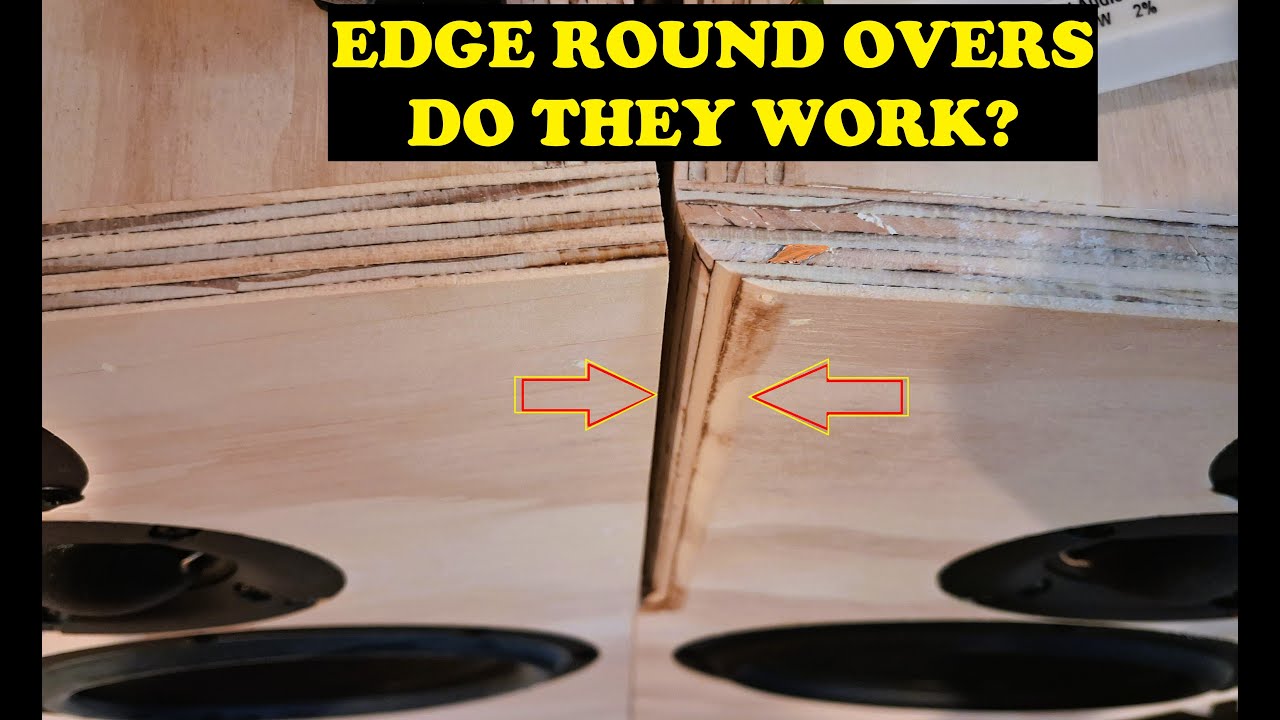 Adding a Round Over to a Baffle with Bad Diffraction. - YouTube