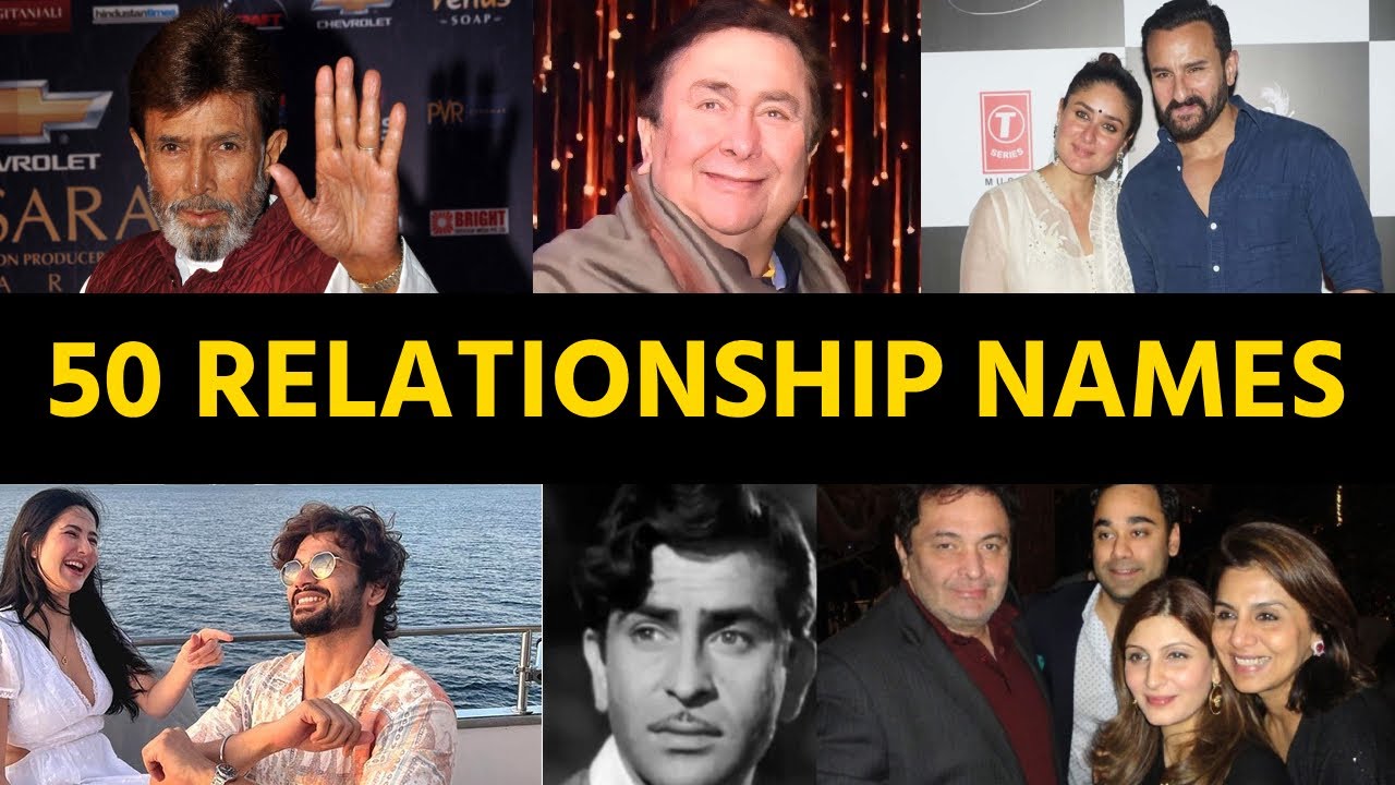 Family Members Tree || Names of Family Relationship in English & Hindi ...