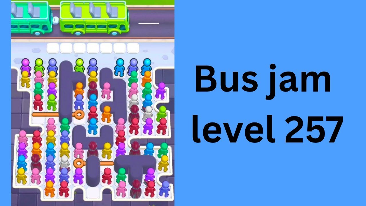 Bus jam level 257 Walkthrough Solution - YouTube