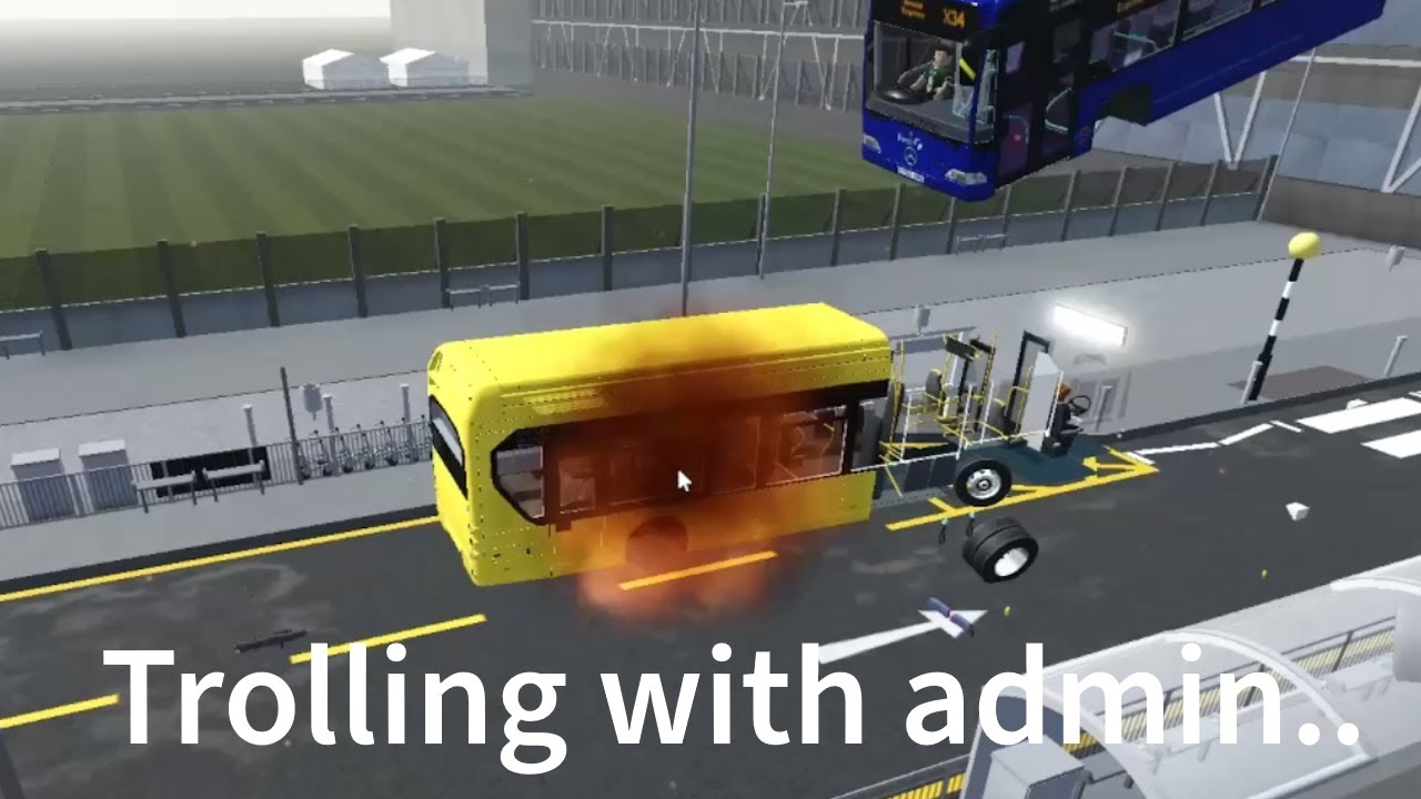 Getting Admin in a Roblox Bus game.. [READ DESC] - YouTube