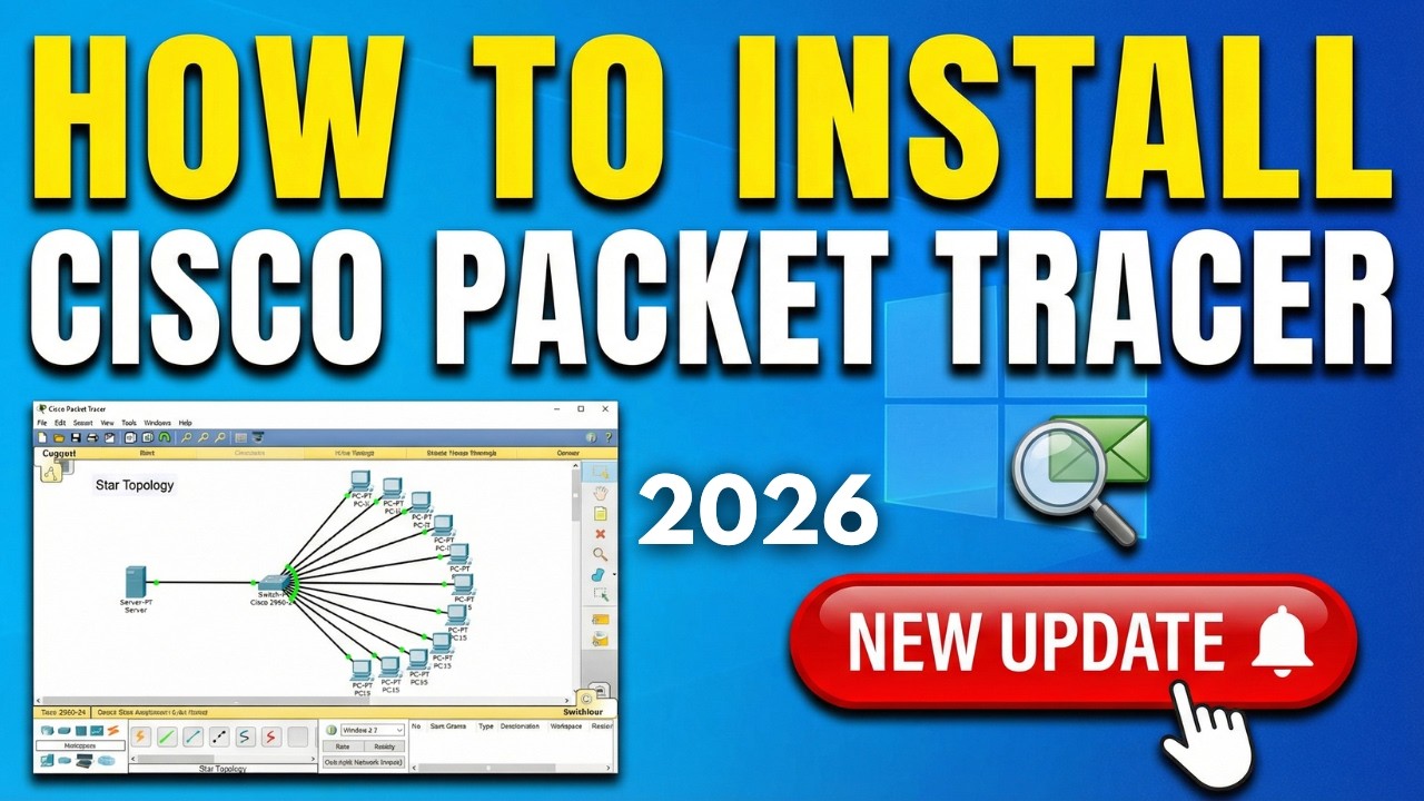 How to Download & Install cisco packet tracer for windows 10/11 ( 2026 ...