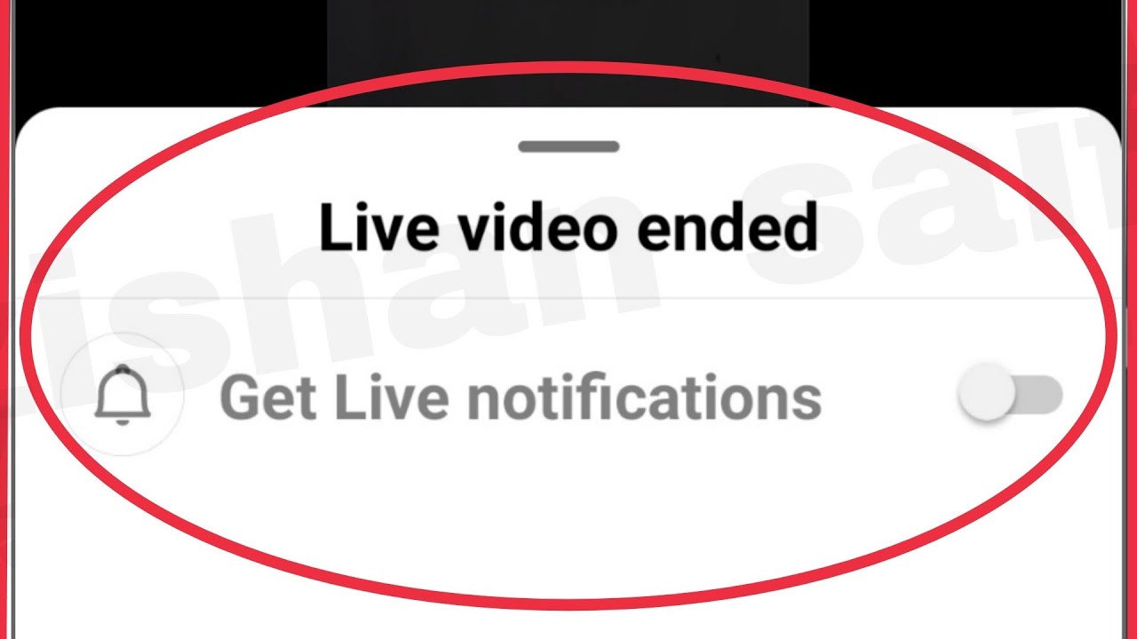 How To Live video ended problem Solve in Instagram - YouTube