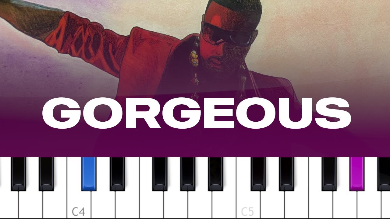 Kanye West - Gorgeous (piano tutorial) - YouTube