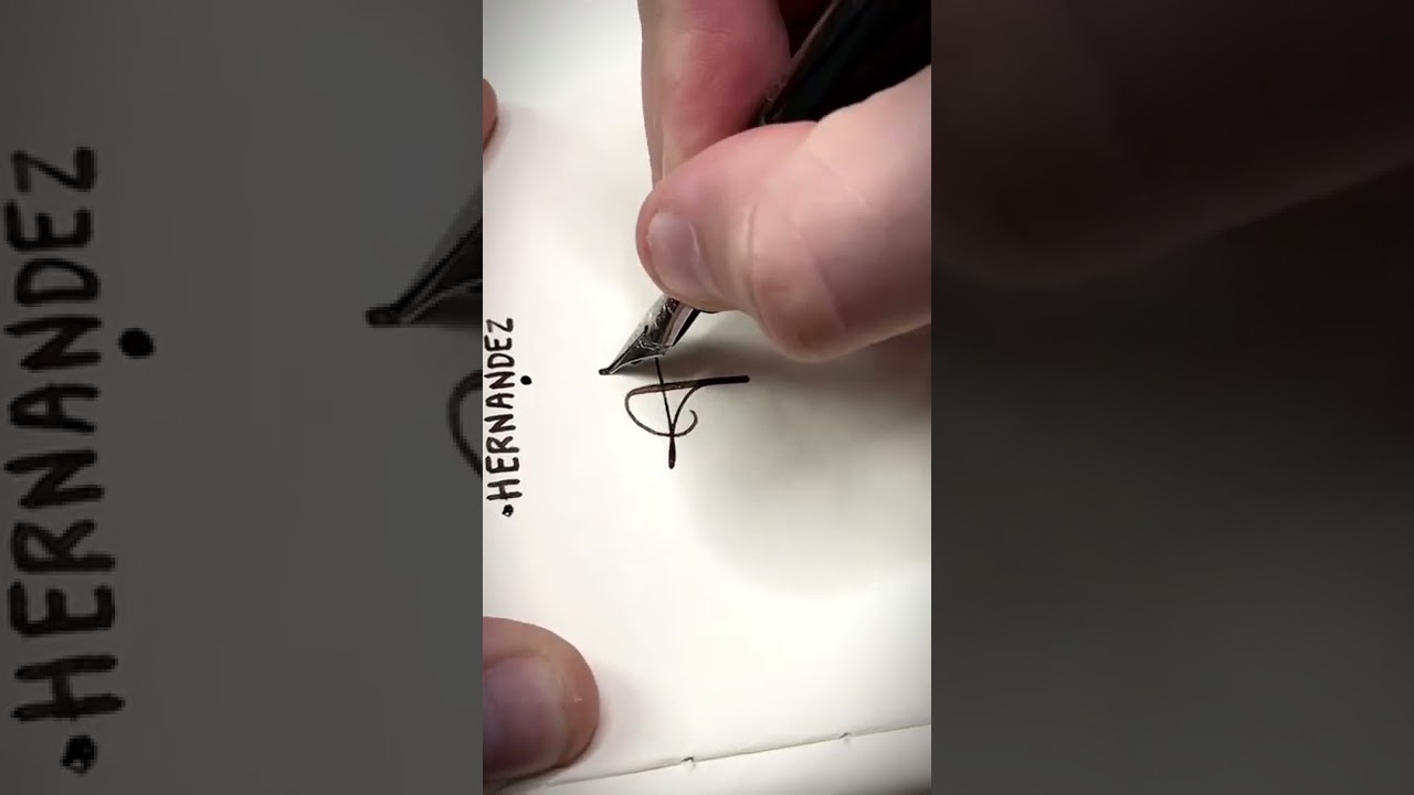 🏼 Letra “H” para tu firma y marca personal. - YouTube