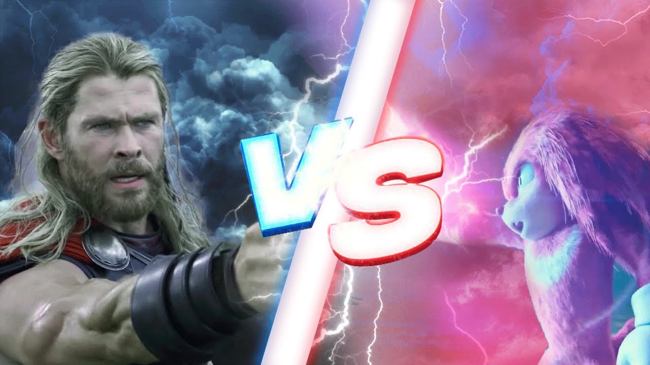 Thor Ragnarok VS Sonic The Hedgehog 2 Same Power Move Scene | E-Cut ...