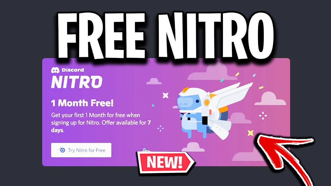 How To Get DISCORD NITRO For FREE Limited Offer YouTube