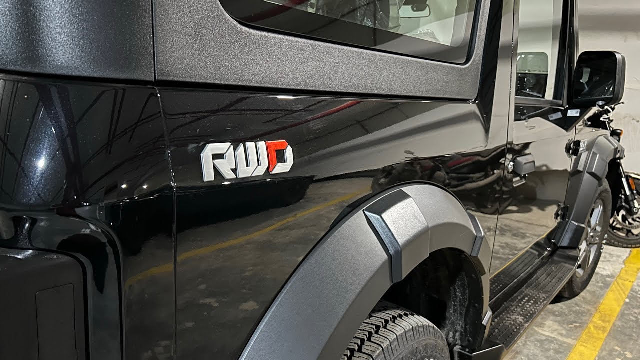 Mahindra Thar 4x2 gets a new 'RWD' badge | thar | #thar #cars # ...