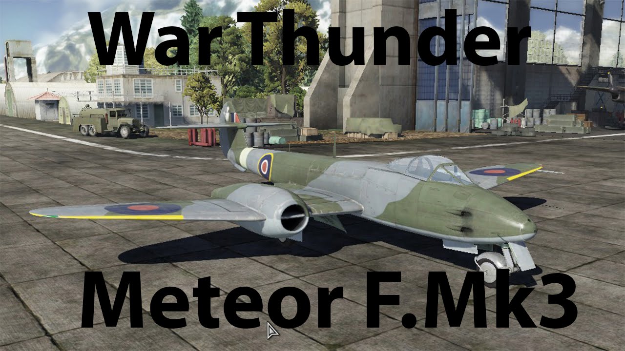 War Thunder Meteor F.Mk3 Realistic Battles - YouTube