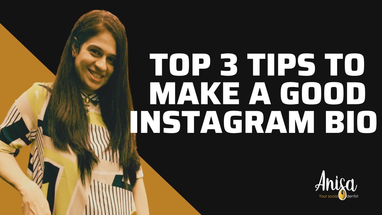 My Top 3 Tips to make a good Instagram Bio | Amazing Instagram Bio In 3 ...