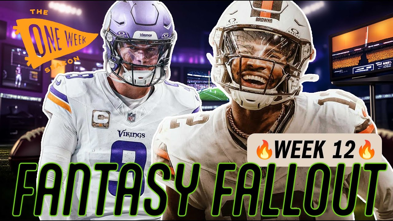 Fantasy Fallout: NFL Week 12 Lookback - YouTube