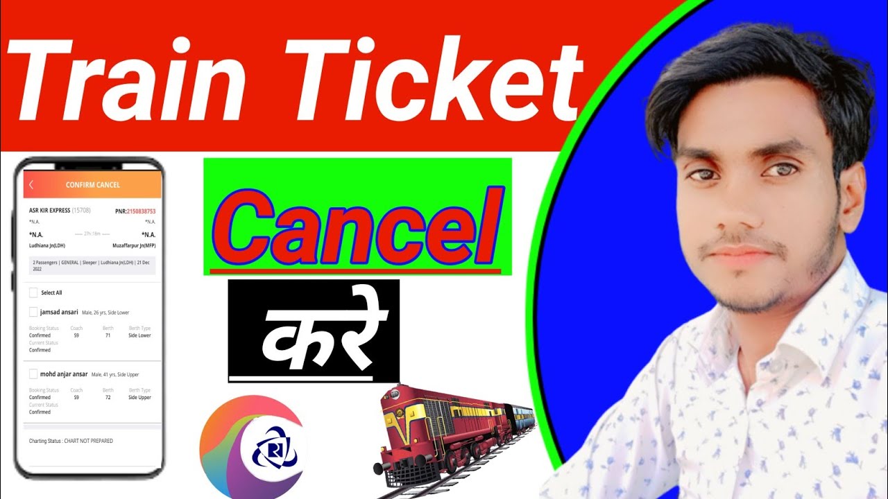 IRCTC train ticket cancel kaise karen | railway ticket cancel kaise ...