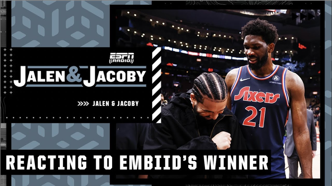 Joel Embiid’s game-winner encompasses his season 🔥 - Jalen Rose | Jalen ...