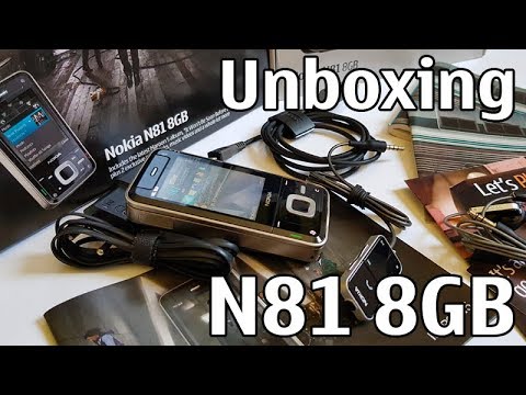 Nokia N81-1 8GB Maroon 5 Edition Unboxing 4K with all original accessories Nseries RM-179 review ...