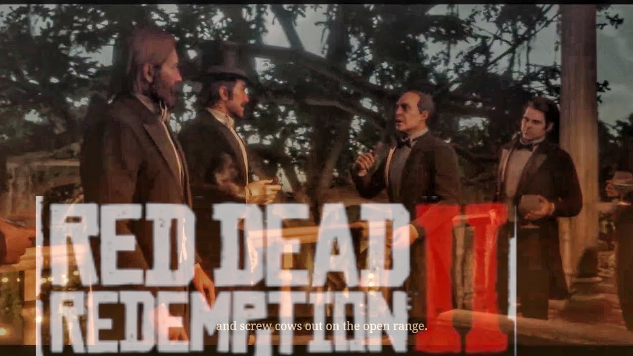 Arthur Morgan and the Gang got invited to the Mayor house in a party # ...