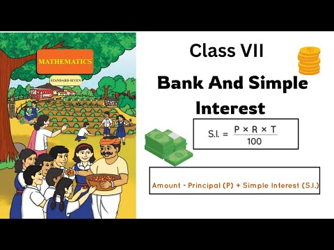 How to calculated Simple interest | Bank ame simple interest std 7th ...