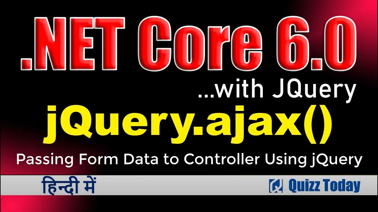 03.Passing Form Data to Controller Using jQuery in Hindi - YouTube