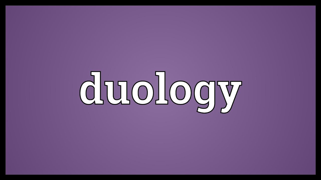 Duology Meaning - YouTube