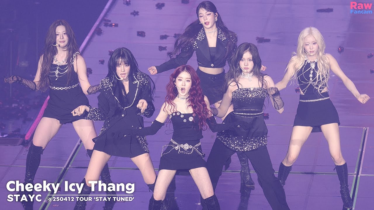STAYC ♬Cheeky Icy Thang @250412 STAYC TOUR ‘STAY TUNED’ #스테이씨 #치키땡 - YouTube