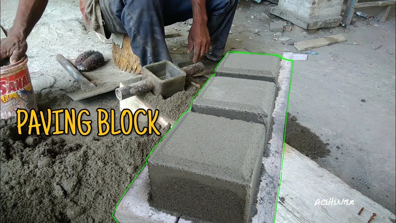 HOW TO MAKE THE BEST QUALITY PAVER BLOCKS MINI - Cara Membuat Paving ...