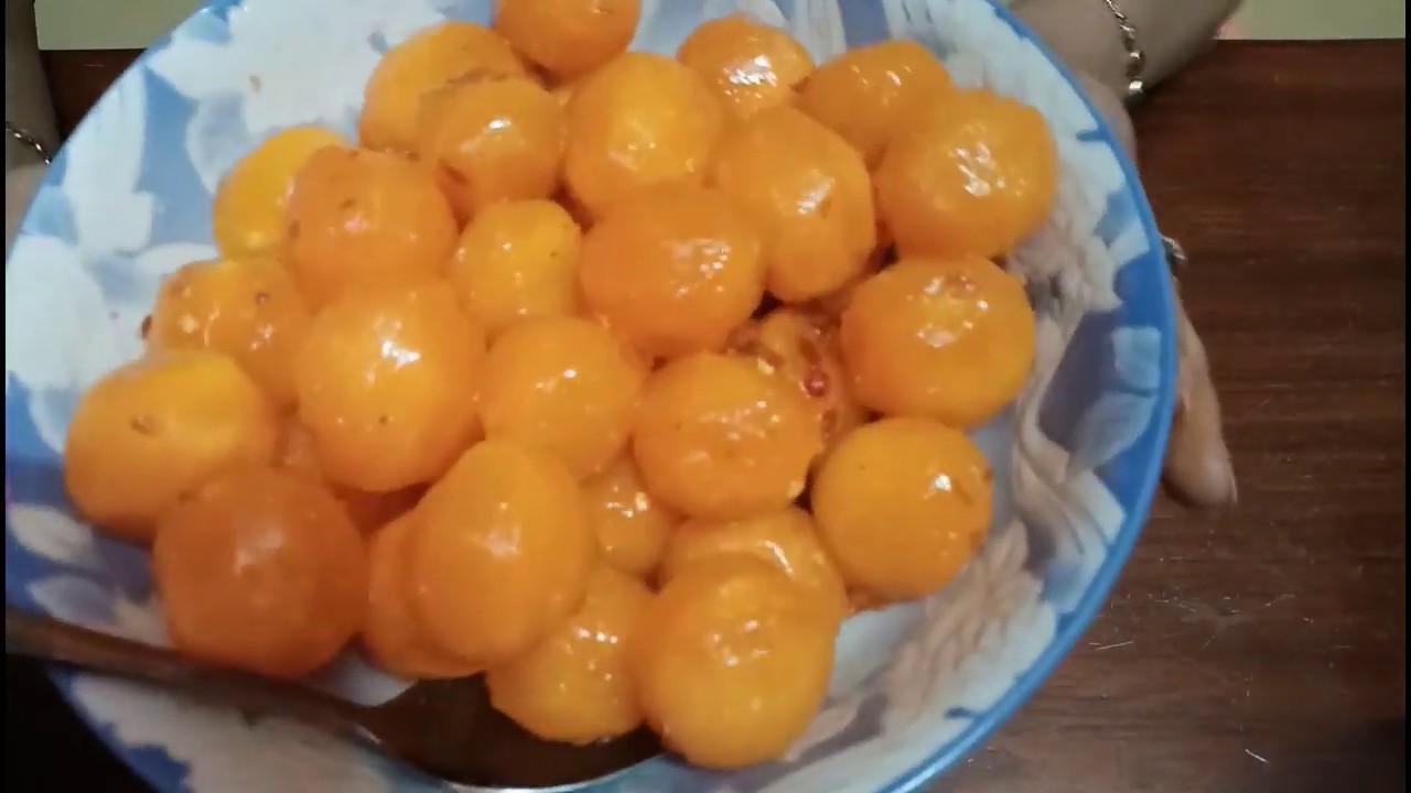 Cambodia Fruit Mak Brang Mixed salt and chili - YouTube