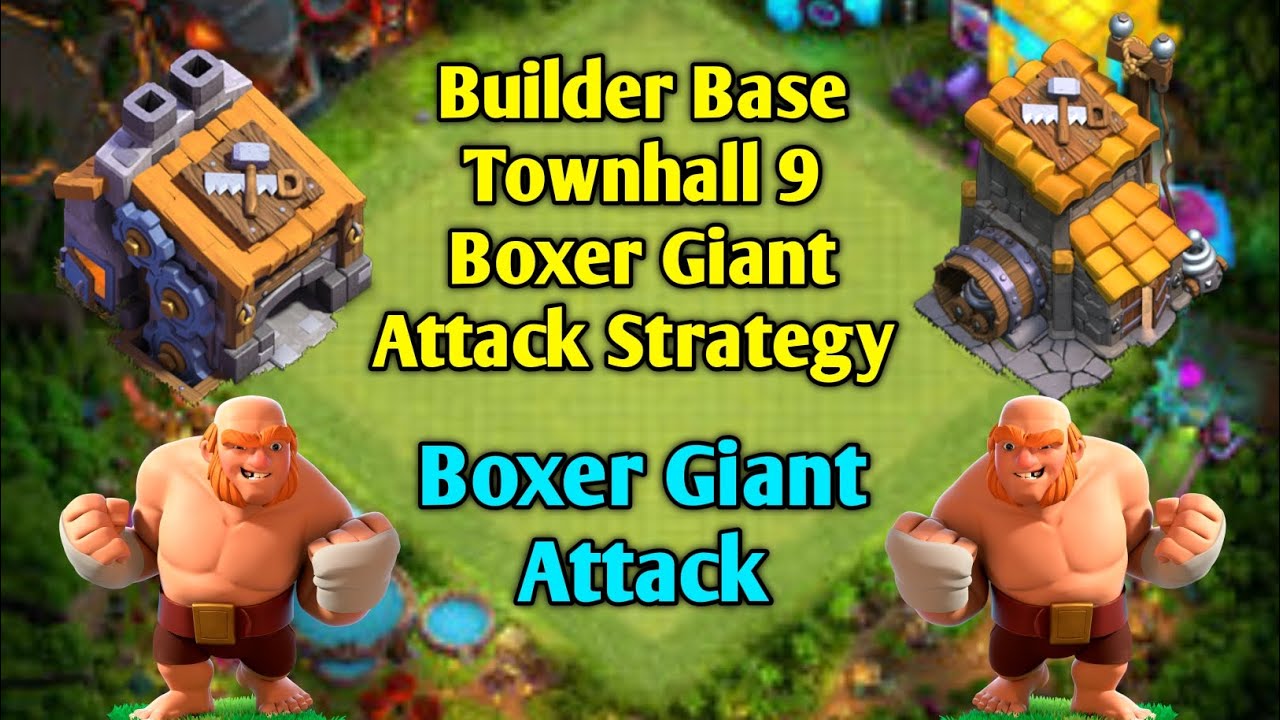 Builder Base Boxes Giant attack | Clash of clans #coc #clashofclans # ...