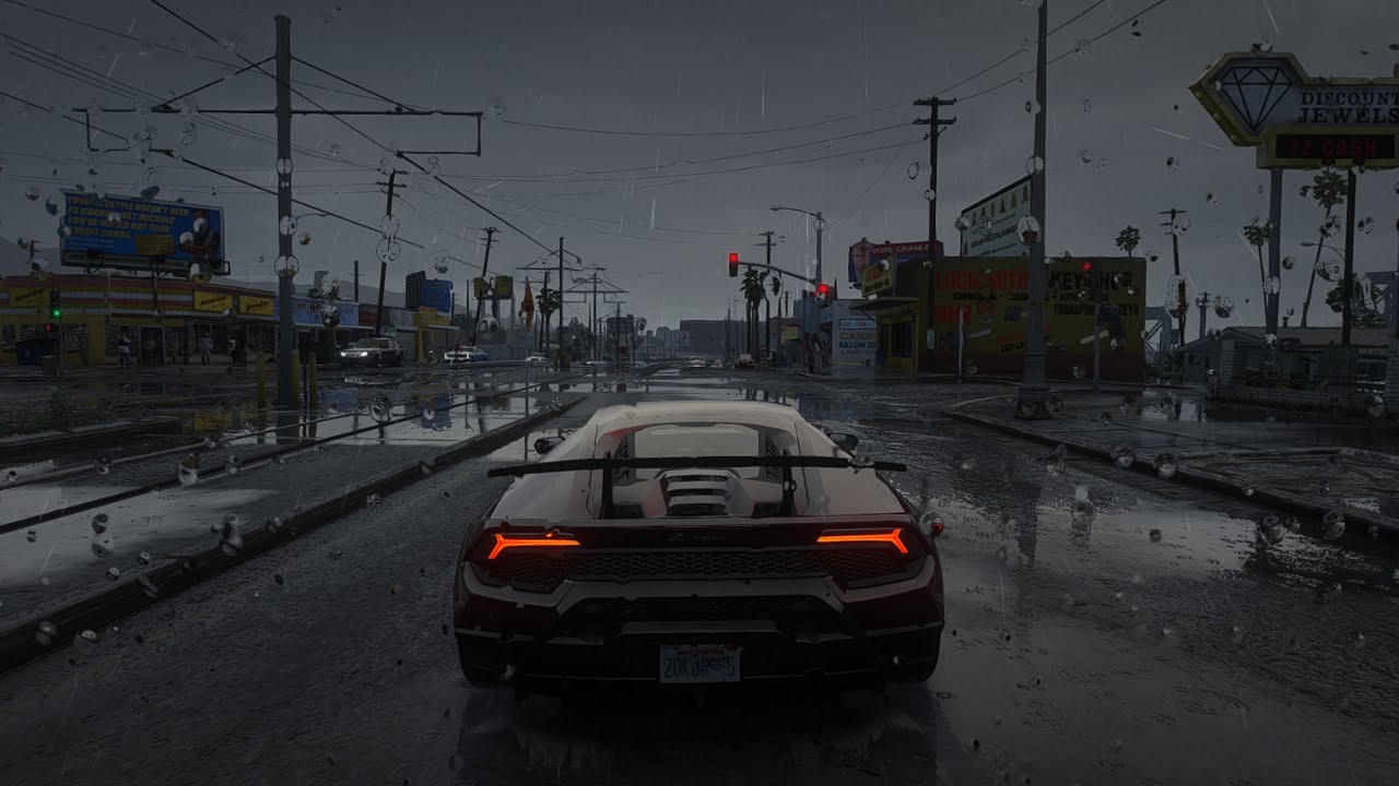 gta 5 graphics mod 4k resolution quant v, music - YouTube