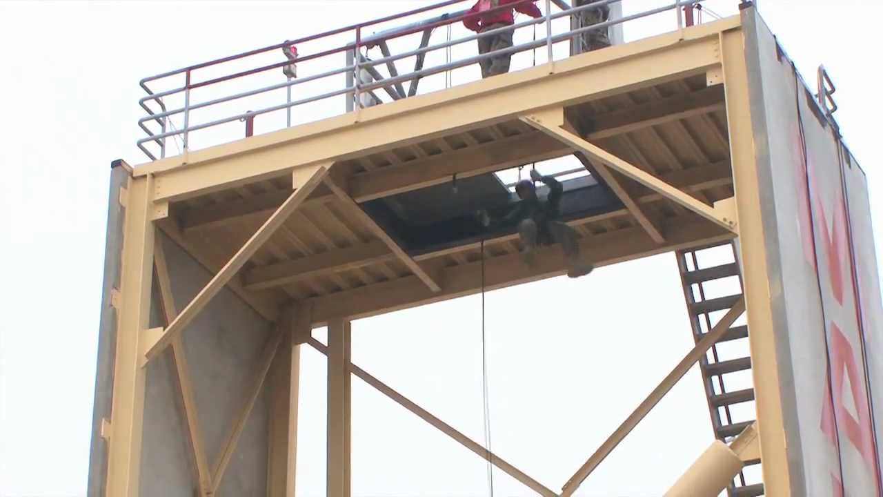 U.S. Marine Corps Recruit Training - Rappel Tower - YouTube