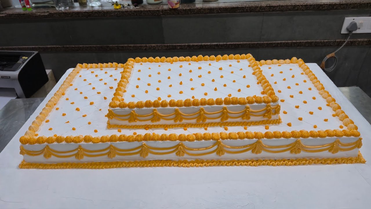 Twonty 20kg Cake Only Icing Cake | Big Cake DECORATION Dry fruits Cake ...