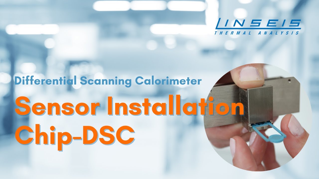 LINSEIS Chip-DSC 1 and 10 - Sensor Installation - YouTube