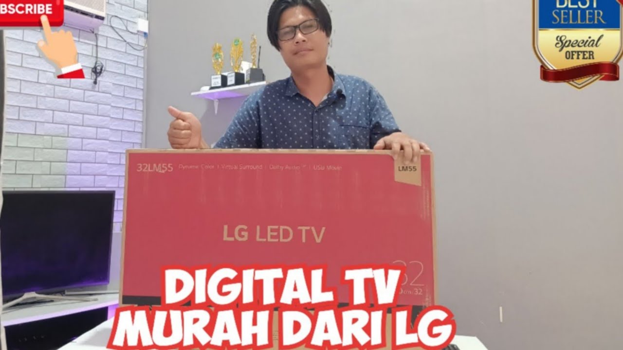 Review Tv Led LG 32LM55 Digital Tv - YouTube