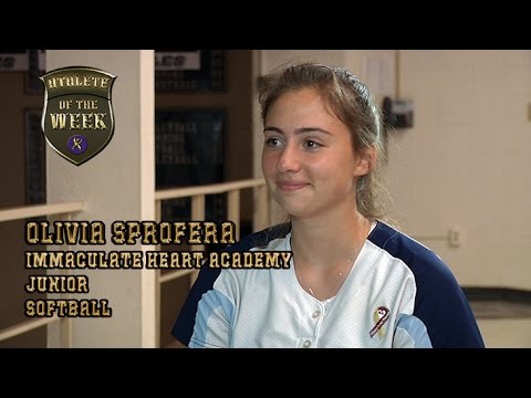 Athlete of the Week: Olivia Sprofera -- 5/2/16 - YouTube