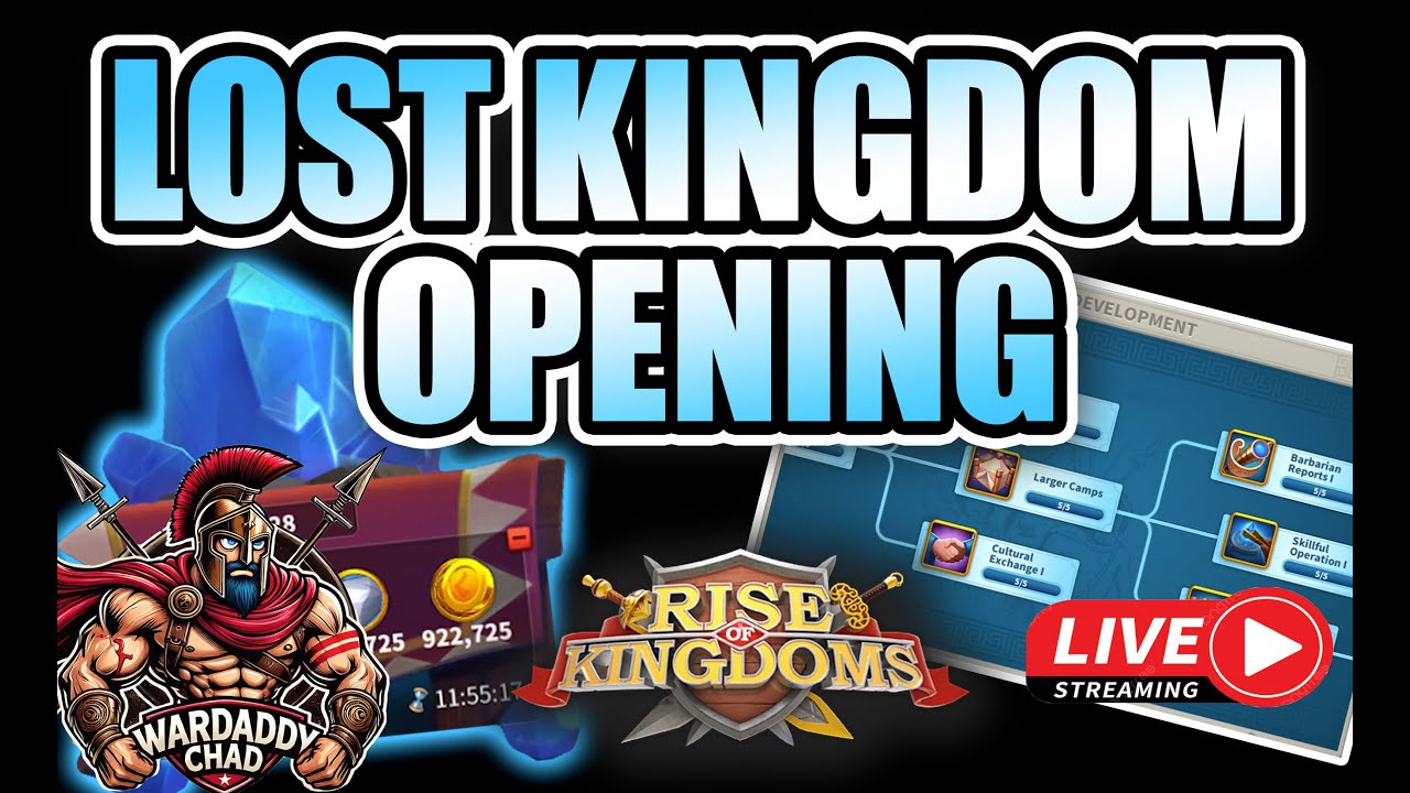 Live! Lost Kingdom Opening, Crystal Tech, & More - Rise of Kingdoms ...