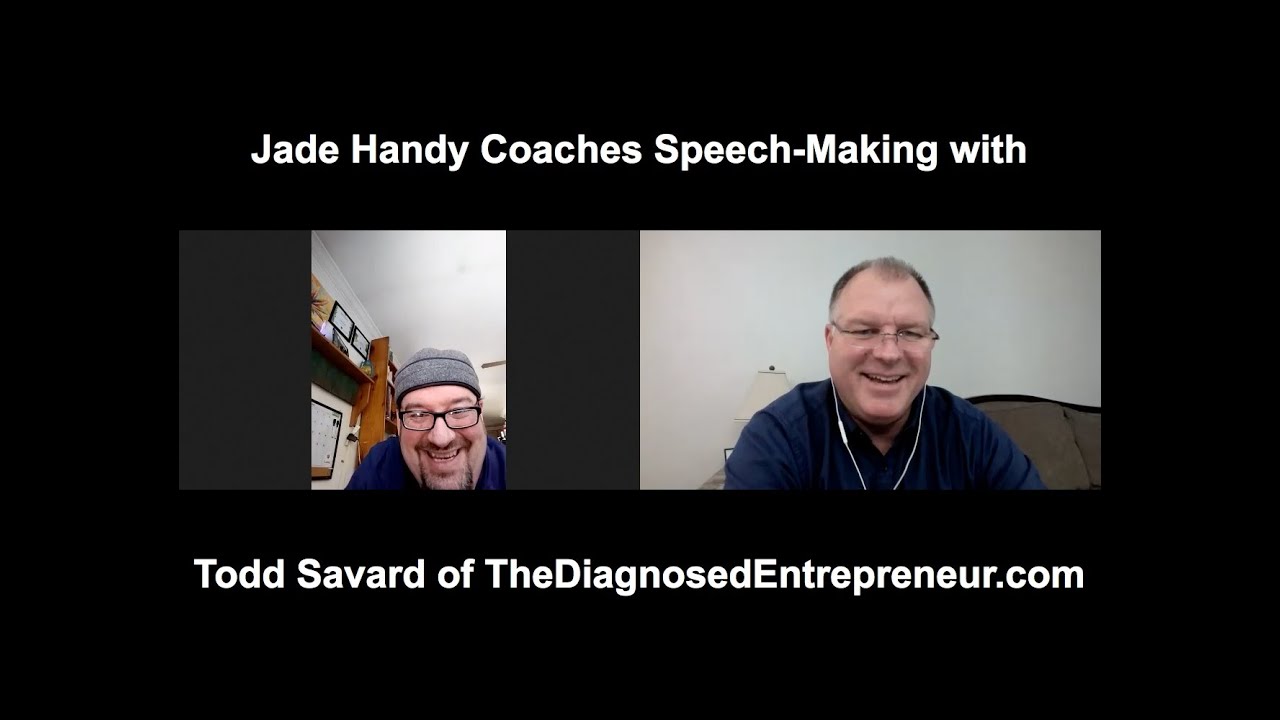 Jade Handy Coaching Speechmaking with Todd Savard - YouTube