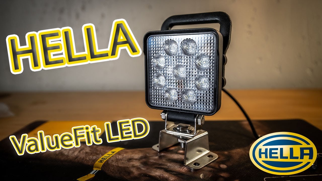 HELLA ValueFit LED Work Light │Unboxing - YouTube