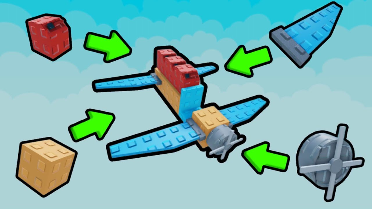 I tried build a plane on Roblox! - YouTube