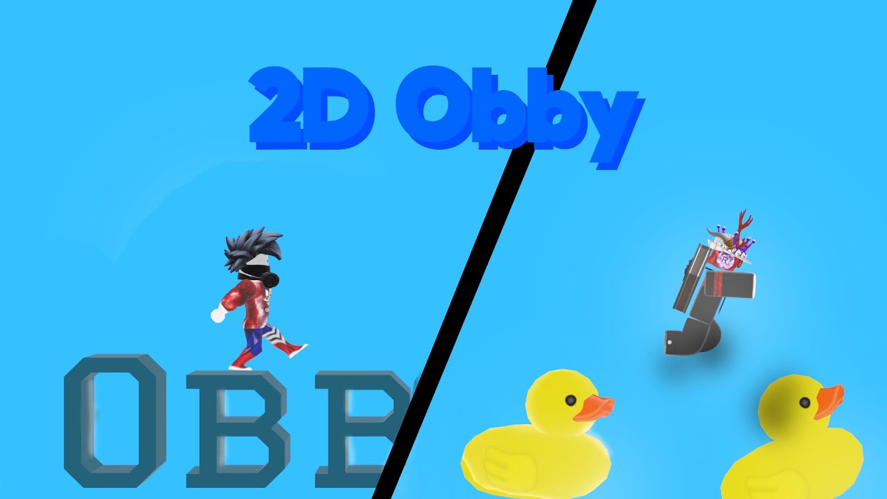 MY NEW 2 D OBBY! - YouTube