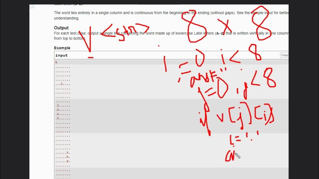 C Word On The Paper Codeforces Round 886 Div 4 Full Solution