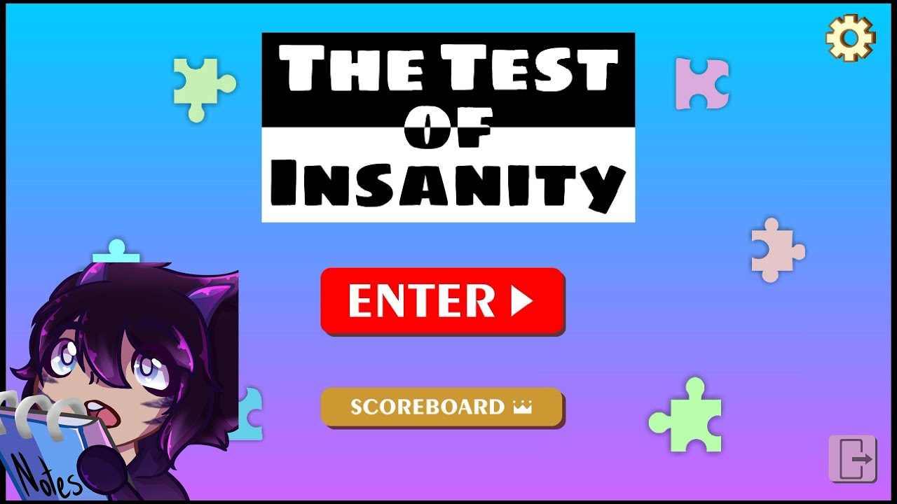 Watch my decline into madness | Insanity Test - YouTube