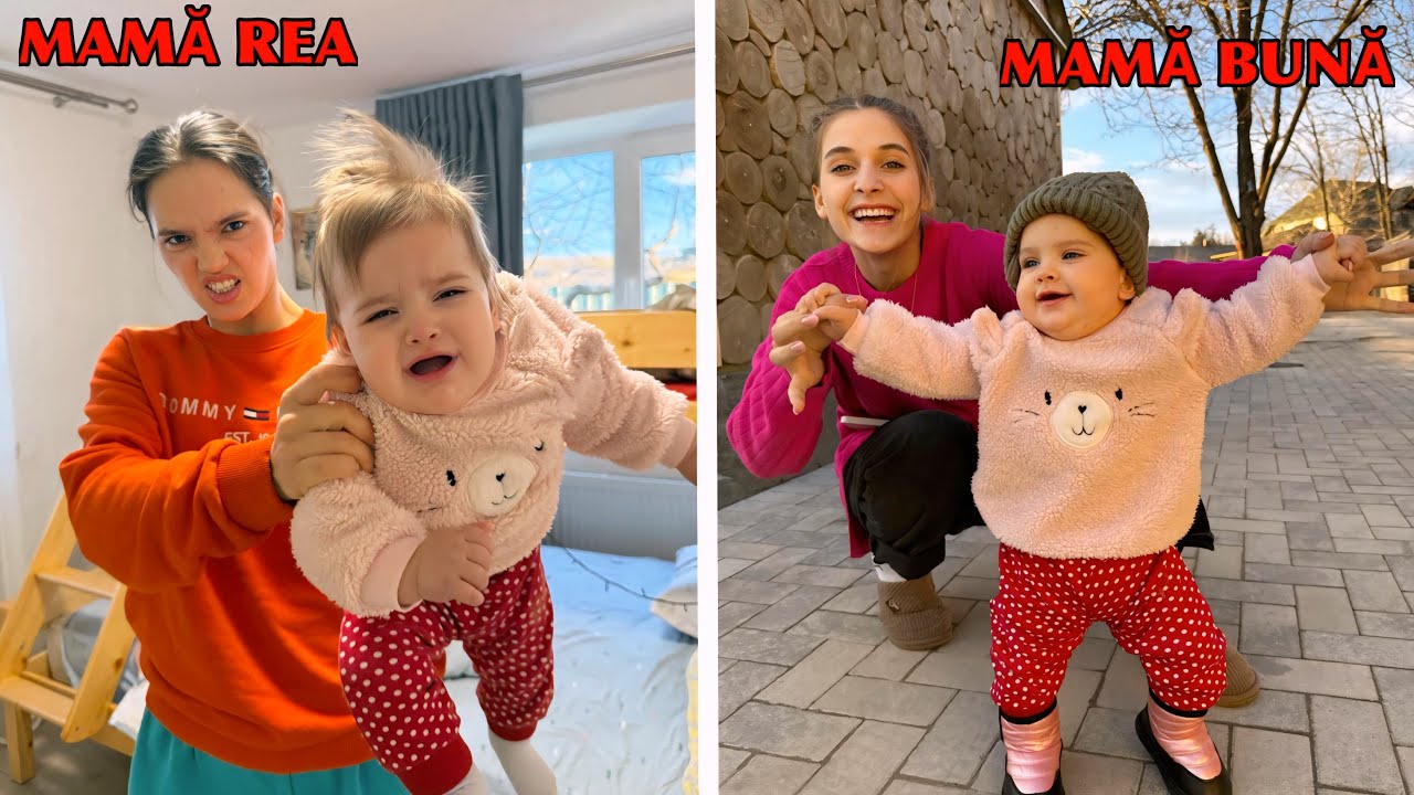 MAMA REA 🆚 MAMA BUNĂ/MAMA rea STĂ doar în Telefon și își neglijează ...