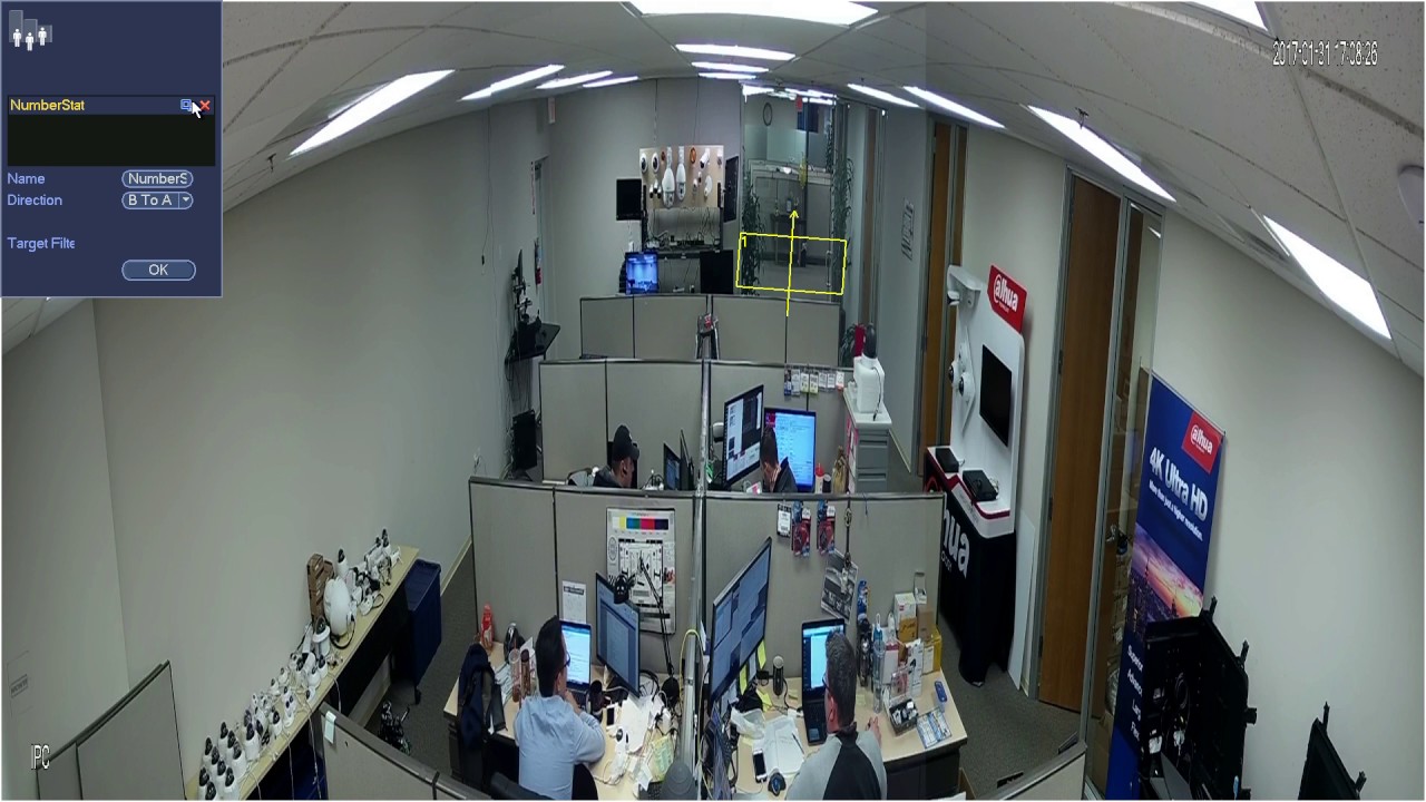 People Counting setup System UI - YouTube