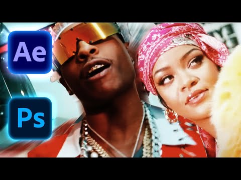 A$AP Rocky - D.M.B.  FULL TUTORIAL & BREAKDOWN | Adobe After Effects, Photoshop