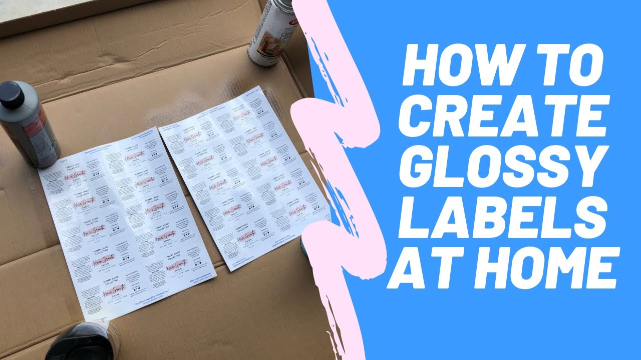DIY How To Create Glossy Waterproof Product Labels At Home YouTube diy-how-to-create-glossy-waterproof-product-labels-at-home-youtube