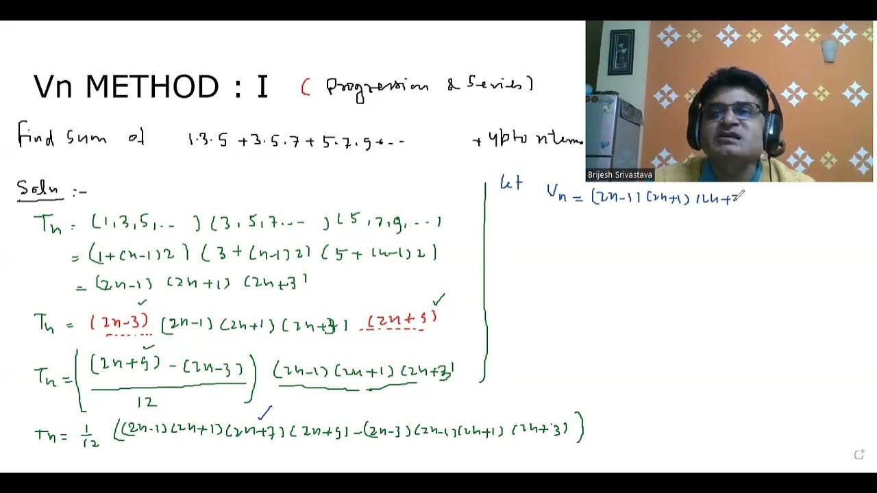 Vn METHOD : I ( FOR PROGRESSION AND SERIES ) - YouTube